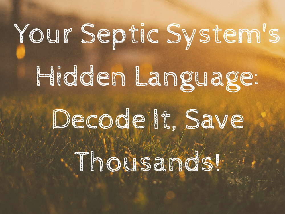 Your Septic System's Hidden Language: Decode It, Save Thousands ...